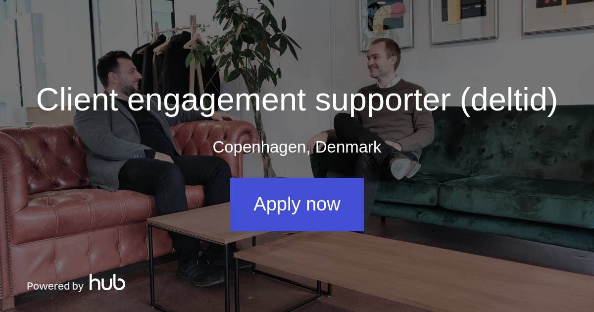 The Hub | Client engagement supporter (deltid) | Shopbox