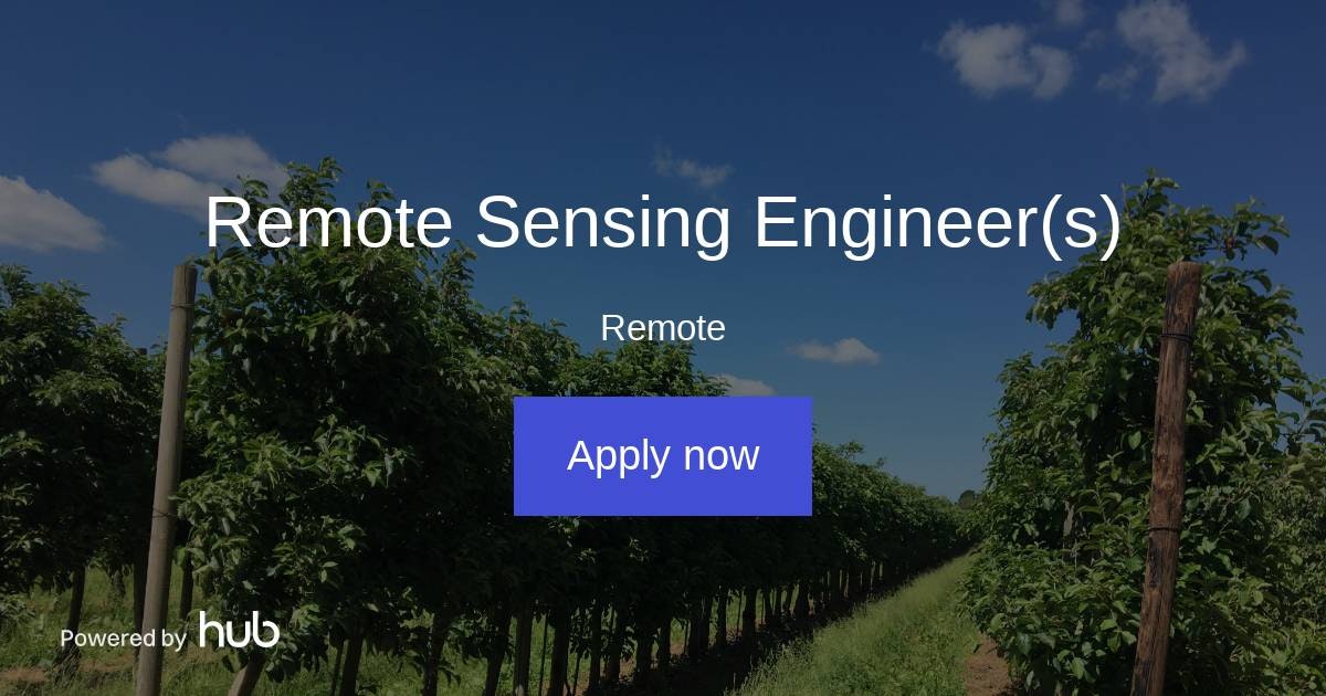 The Hub | Remote Sensing Engineer(s) | Fauna Smart Technologies