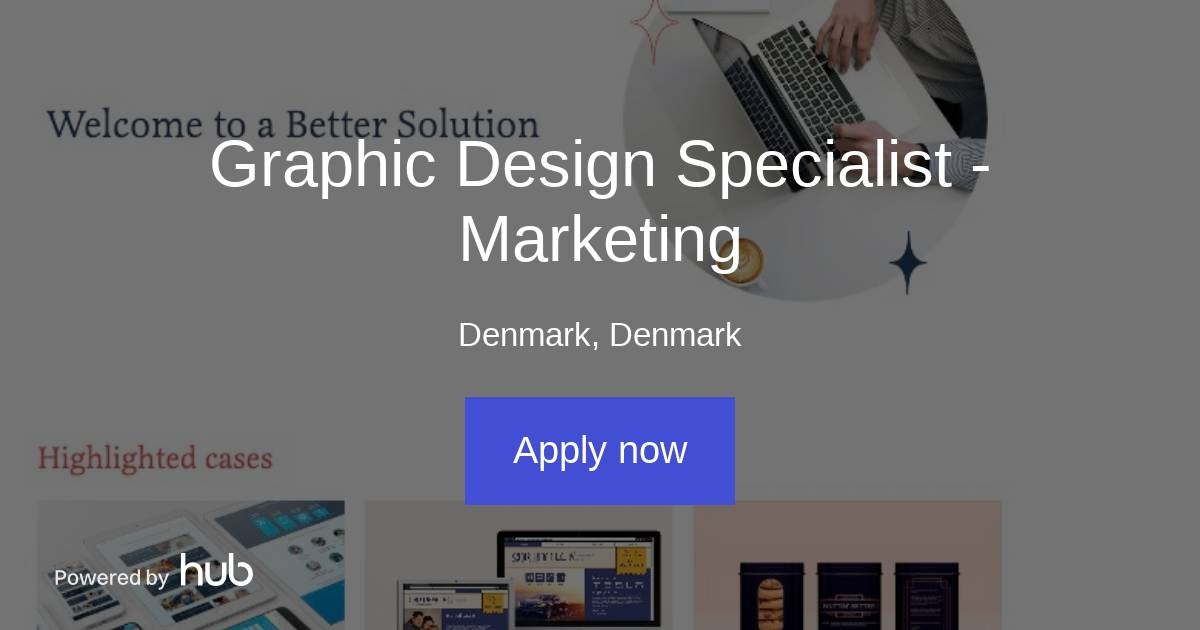 The Hub | Graphic Design Specialist - Marketing | MJLarsen Consulting