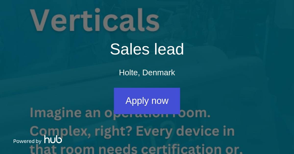 The Hub | Sales lead | Medflow