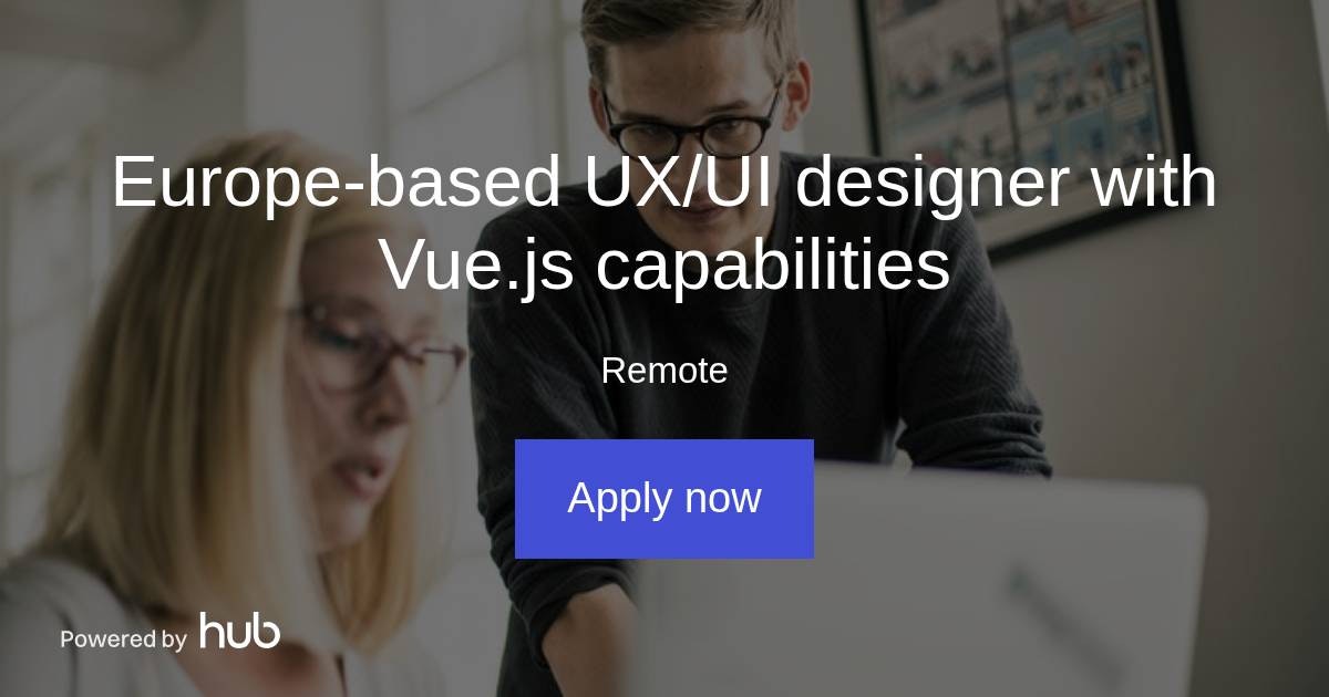 The Hub | Europe-based UX/UI designer with Vue.js capabilities | EasyPractice / Terapeut Booking