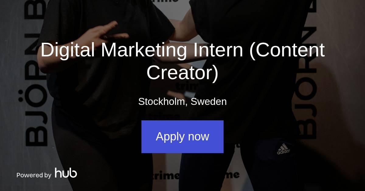 The Hub | Digital Marketing Intern (Content Creator) | Trime Studio