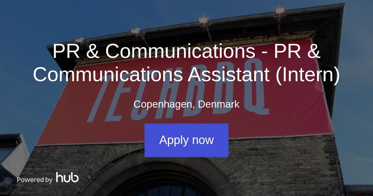 The Hub | PR & Communications - PR & Communications Assistant (Intern ...