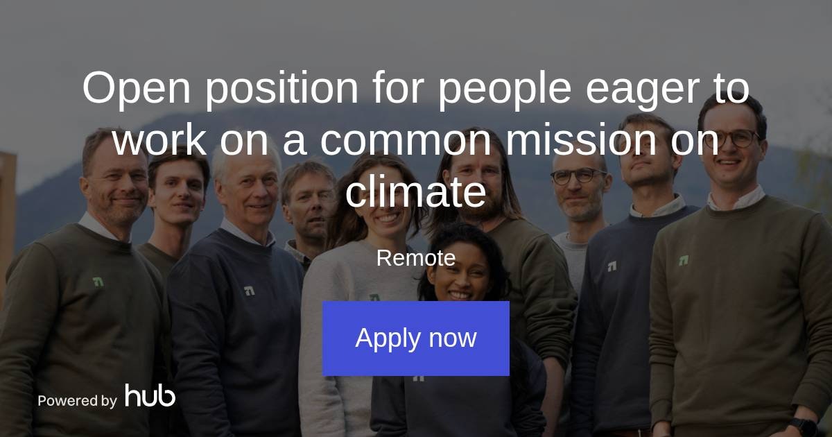 The Hub | Open position for people eager to work on a common mission on ...