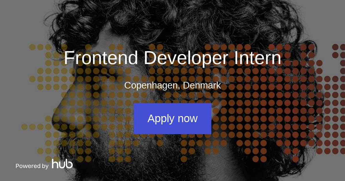 The Hub | Frontend Developer Intern | Evido Health