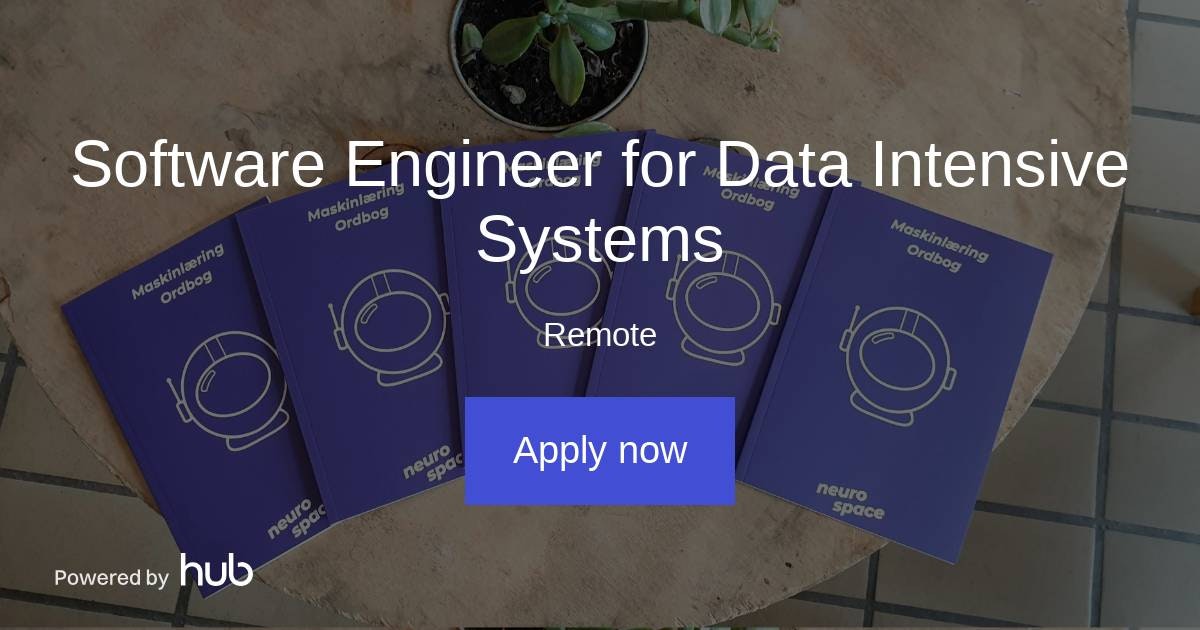 The Hub | Software Engineer for Data Intensive Systems | Neurospace