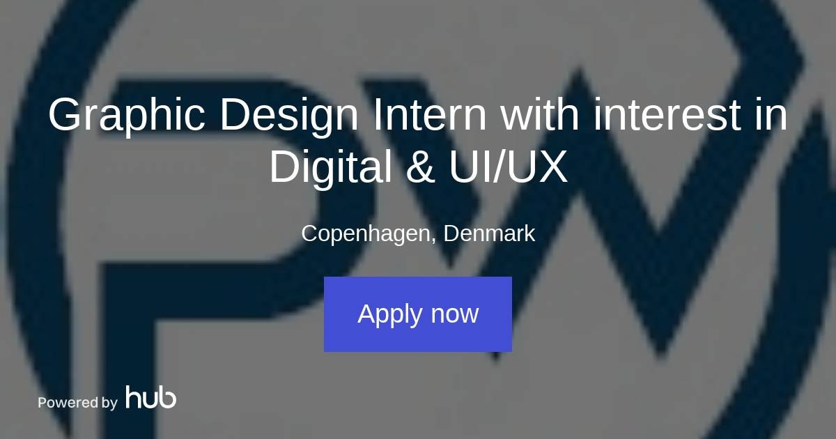 The Hub | Graphic Design Intern with interest in Digital & UI/UX | PEAK ...
