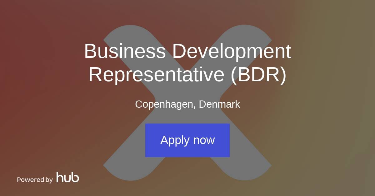 The Hub | Business Development Representative (BDR) | Lasso X A/S