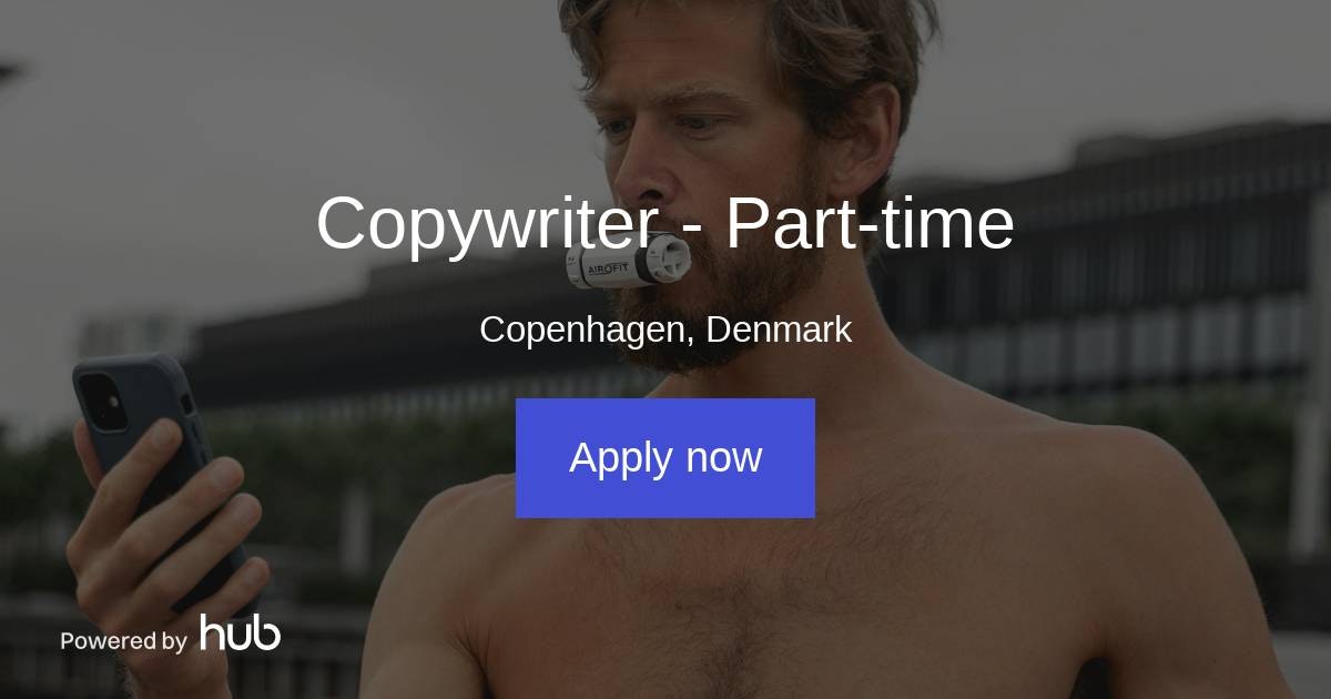 The Hub | Copywriter - Part-time | Airofit