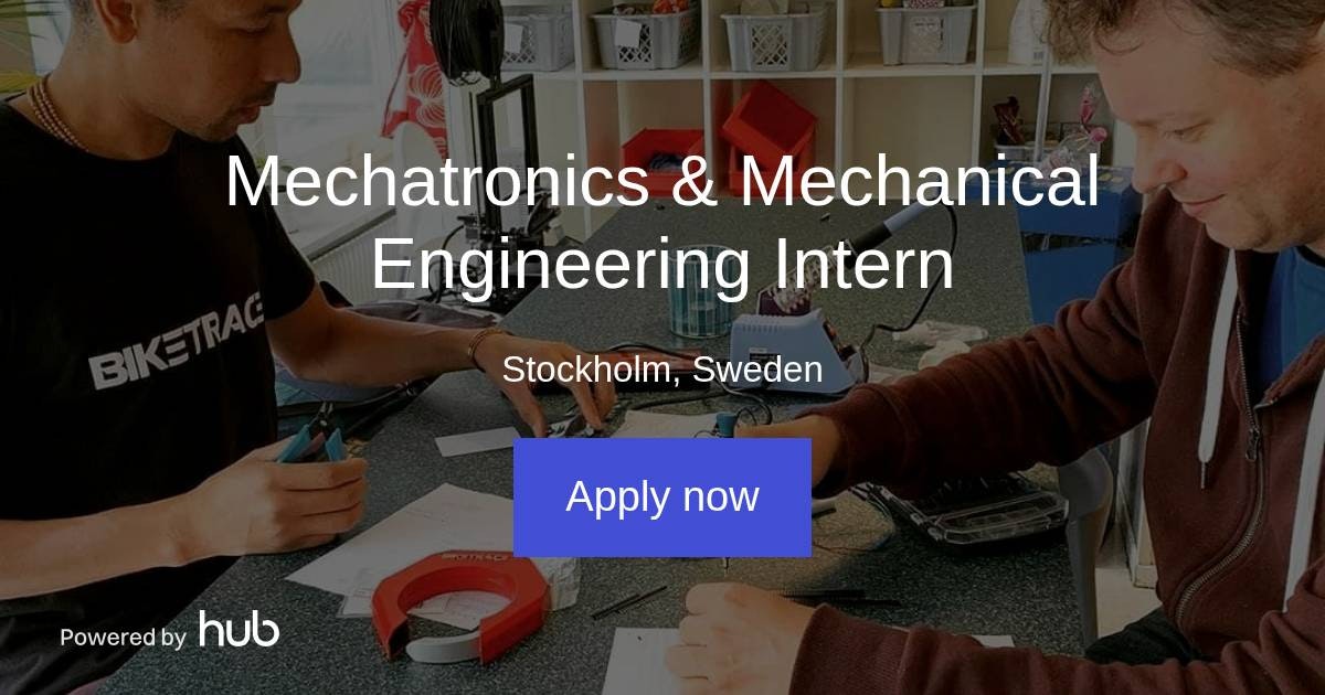 The Hub | Mechatronics & Mechanical Engineering Intern | BIKETRACE