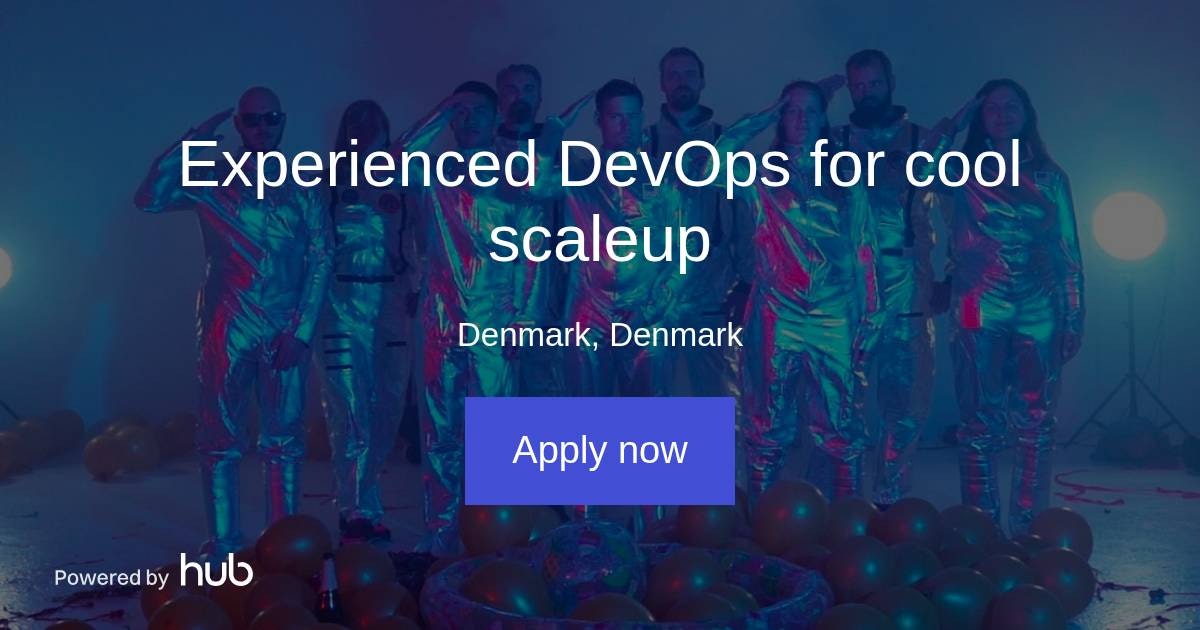The Hub | Experienced DevOps for cool scaleup | Morningscore