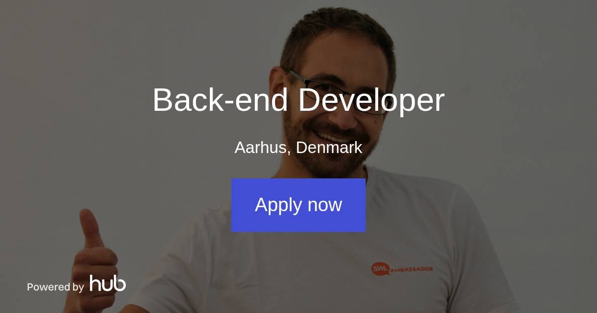 The Hub | Back-end Developer | Swap Language
