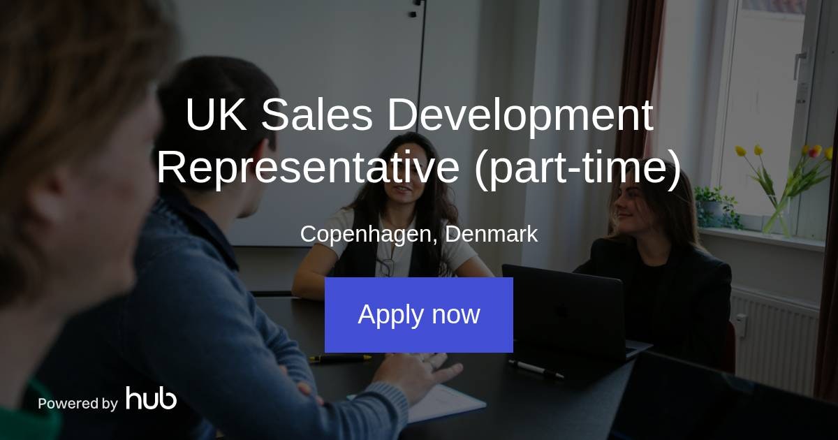 The Hub | UK Sales Development Representative (part-time) | Clerk.io