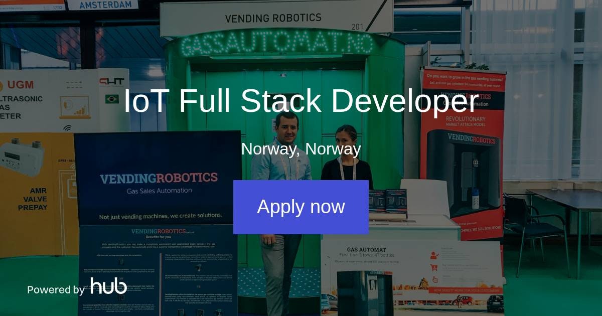 The Hub | IoT Full Stack Developer | VendingRobotics