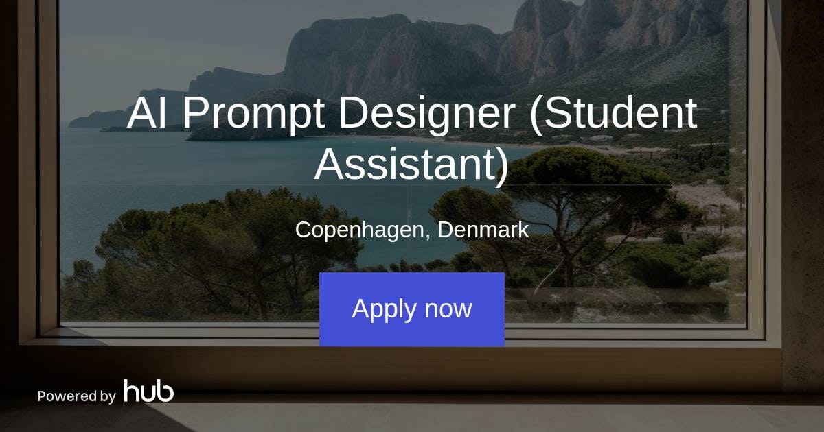The Hub | AI Prompt Designer (Student Assistant) | SCENES