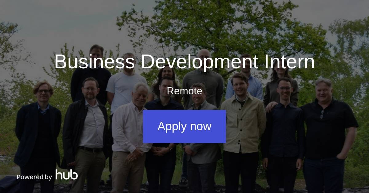 The Hub | Business Development Intern | IPercept Technology AB