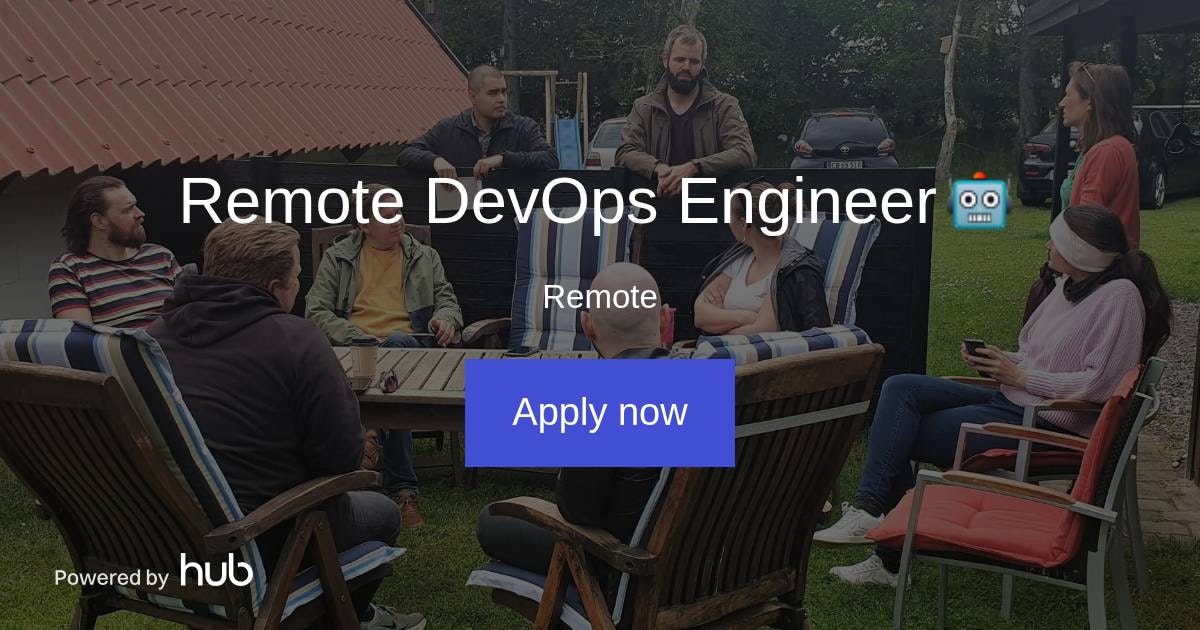 The Hub | Remote DevOps Engineer 🤖 | Morningscore