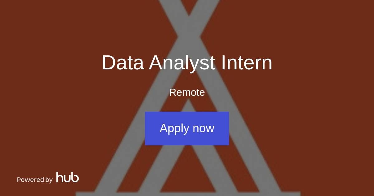 The Hub | Data Analyst Intern | Campanyon