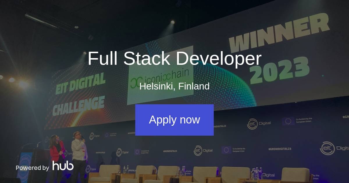 The Hub | Full Stack Developer | iconicchain