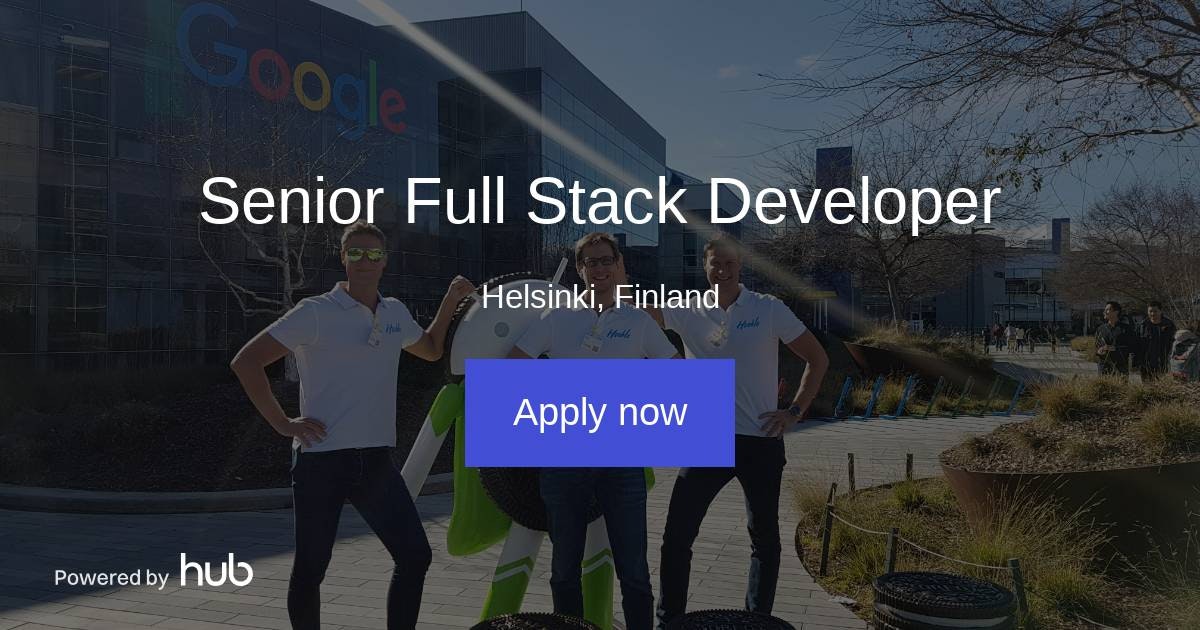 The Hub | Senior Full Stack Developer | Hookle