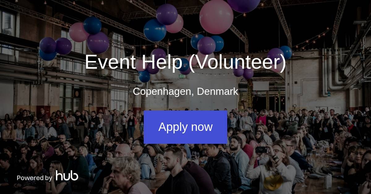 The Hub | Event Help (Volunteer) | Design Matters
