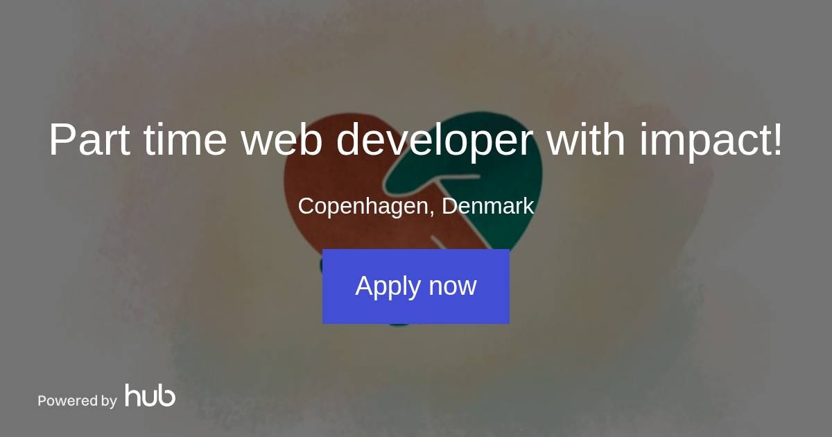 The Hub | Part time web developer with impact! | Healper
