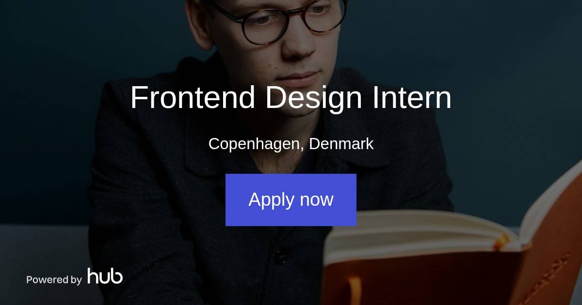 The Hub | Frontend Design Intern | VAEKST