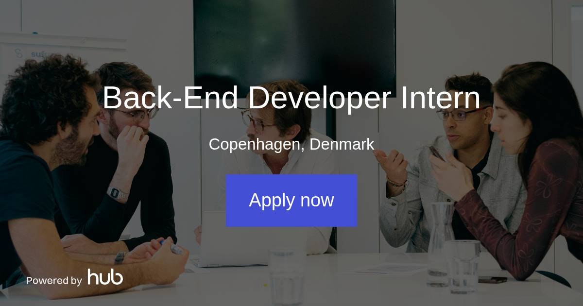 The Hub | Back-End Developer Intern | SuFu - Your Sustainable Future