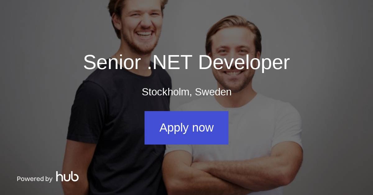 The Hub | Senior .NET Developer | Samtrygg