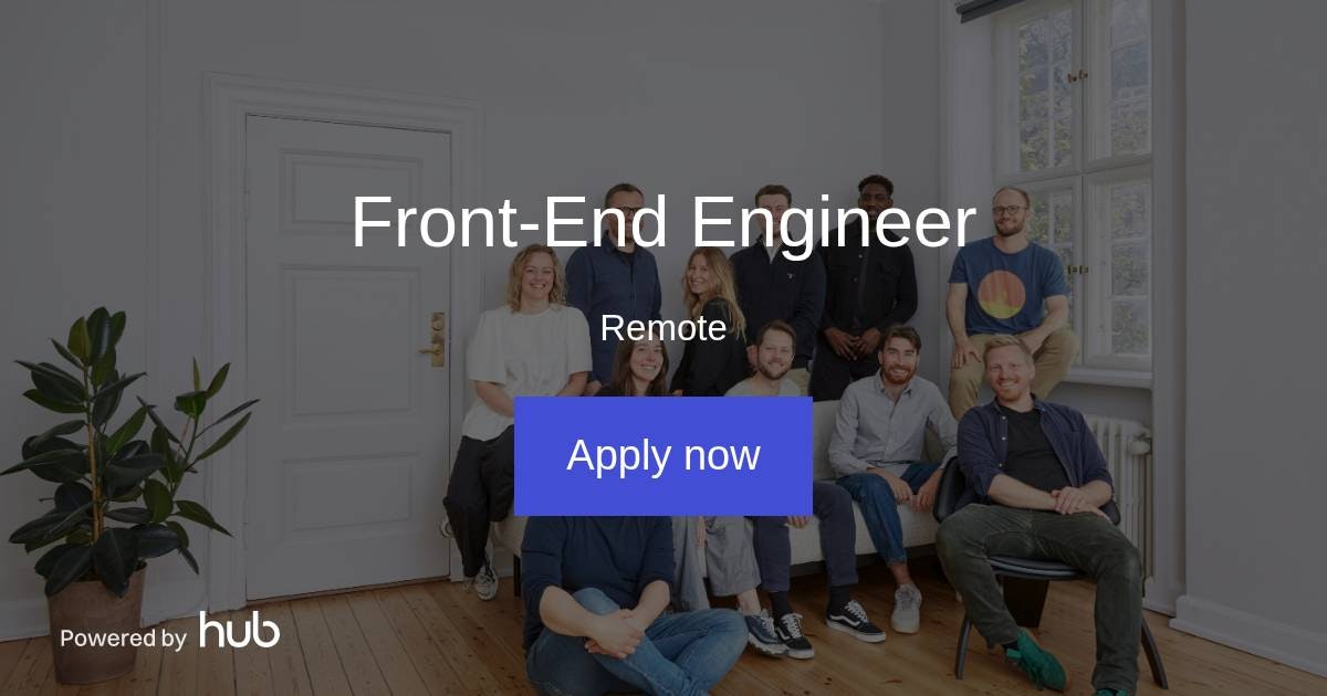 The Hub | Front-End Engineer | Ento