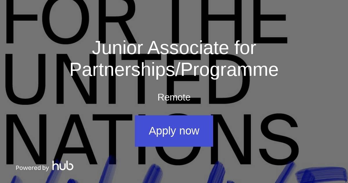 The Hub | Junior Associate for Partnerships/Programme | Museum for the ...