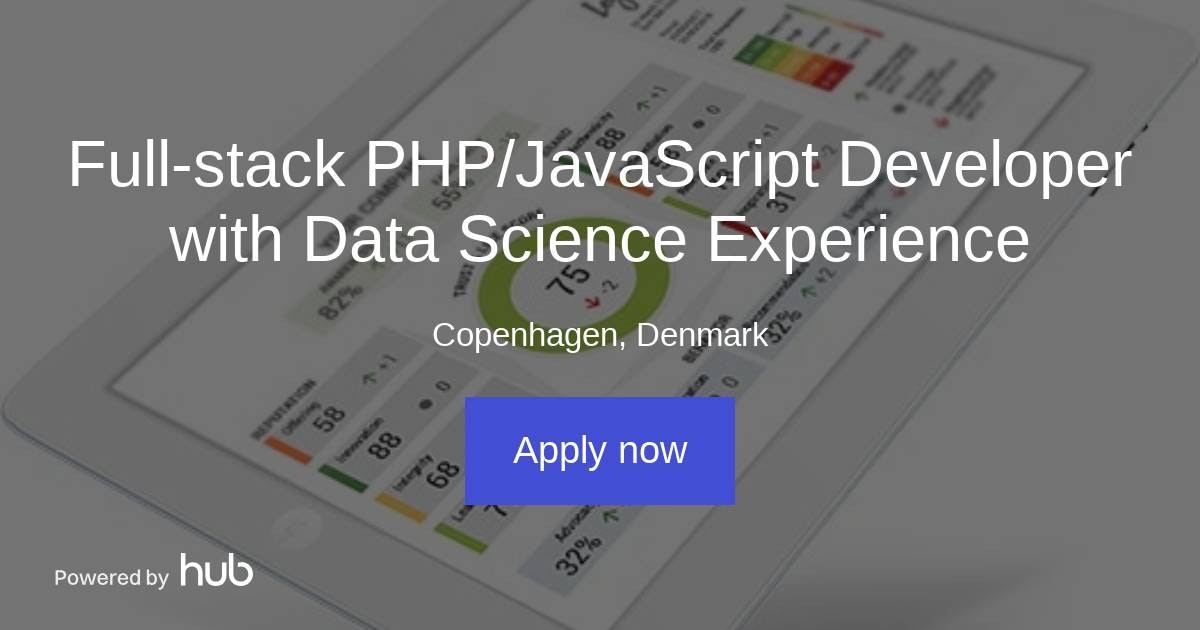 The Hub | Full-stack PHP/JavaScript Developer with Data Science Experience | Caliber