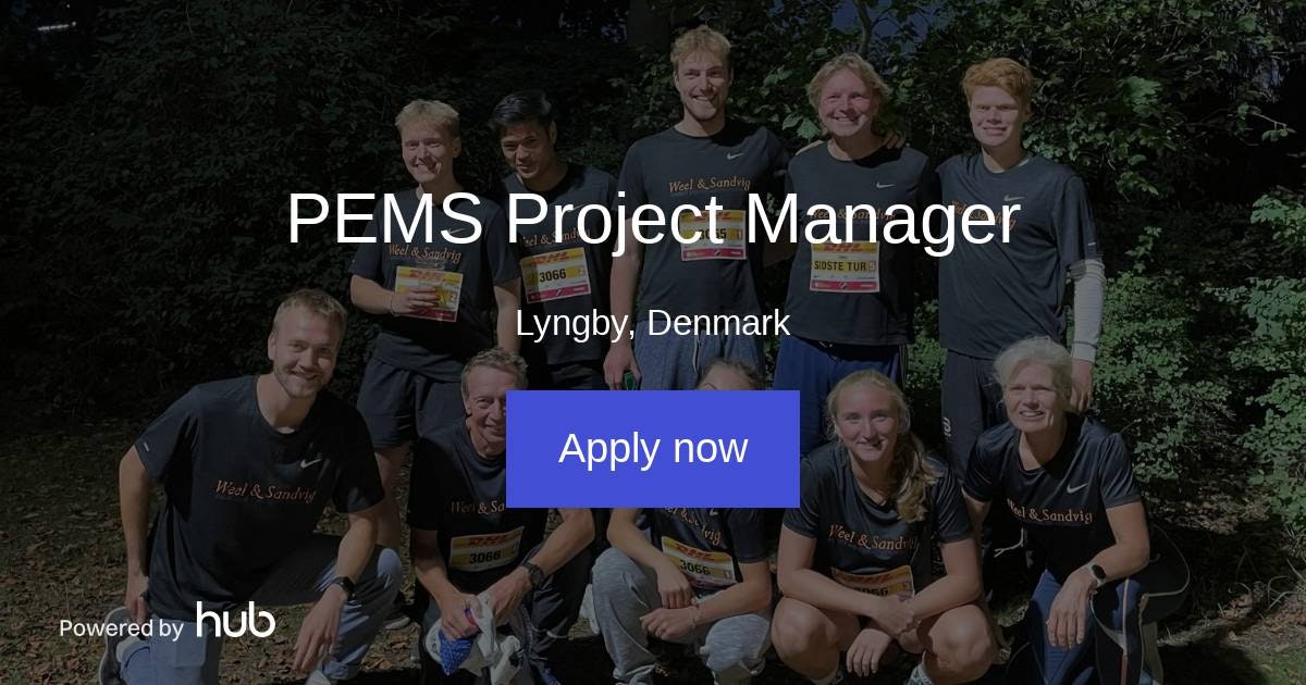 The Hub | PEMS Project Manager | Weel & Sandvig