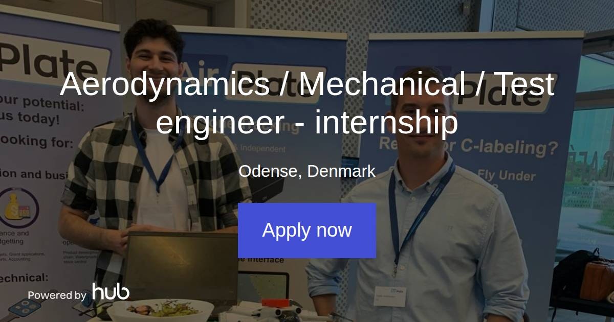 The Hub | Aerodynamics / Mechanical / Test engineer - internship | AirPlate
