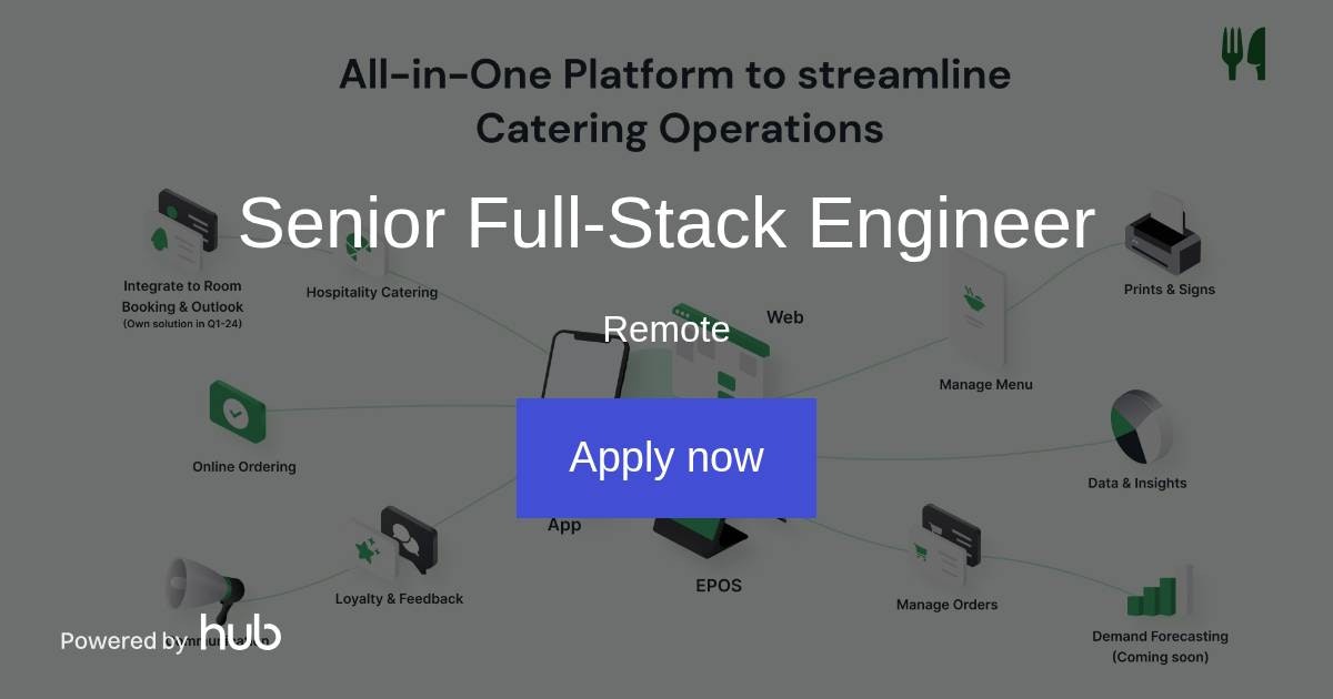 The Hub | Senior Full-Stack Engineer | Kanpla