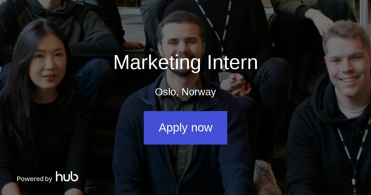 The Hub | Marketing Intern | Acterio AS