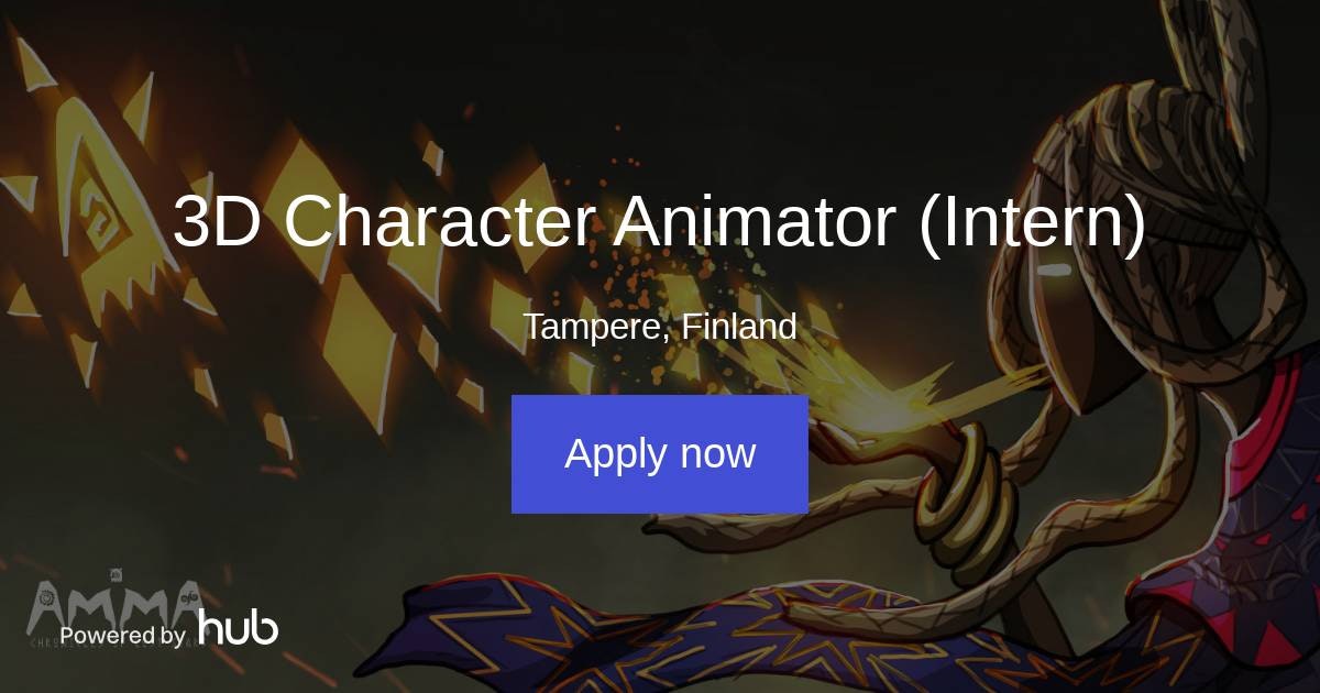 The Hub | 3D Character Animator (Intern) | Joinplay Games Studios Oy