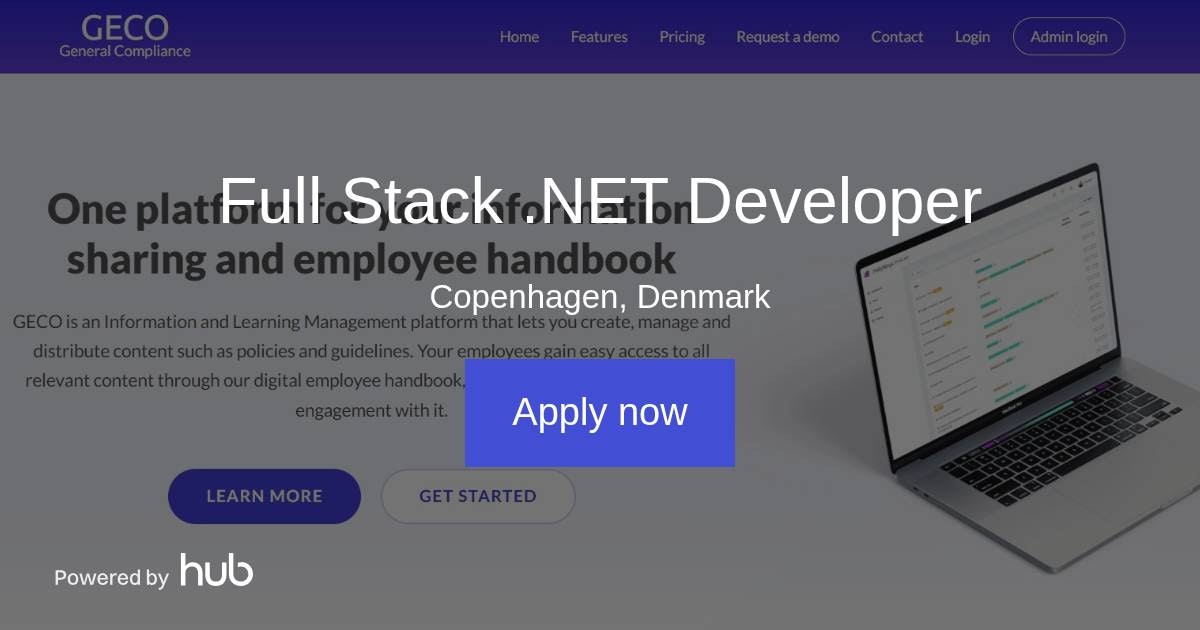 The Hub | Full Stack .NET Developer | GECO