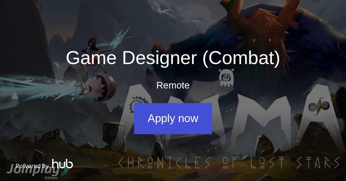 The Hub | Game Designer (Combat) | Joinplay Games Studios Oy