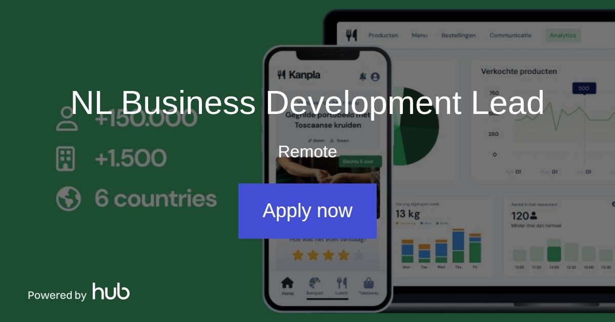 The Hub | NL Business Development Lead | Kanpla