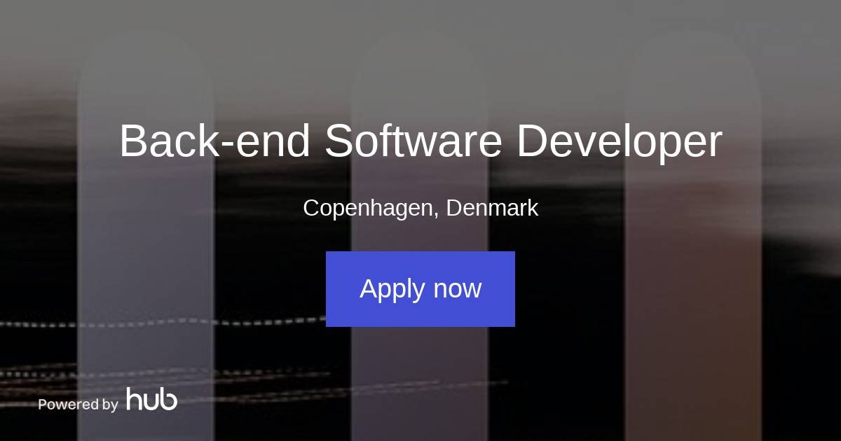 The Hub | Back-end Software Developer | Spirii