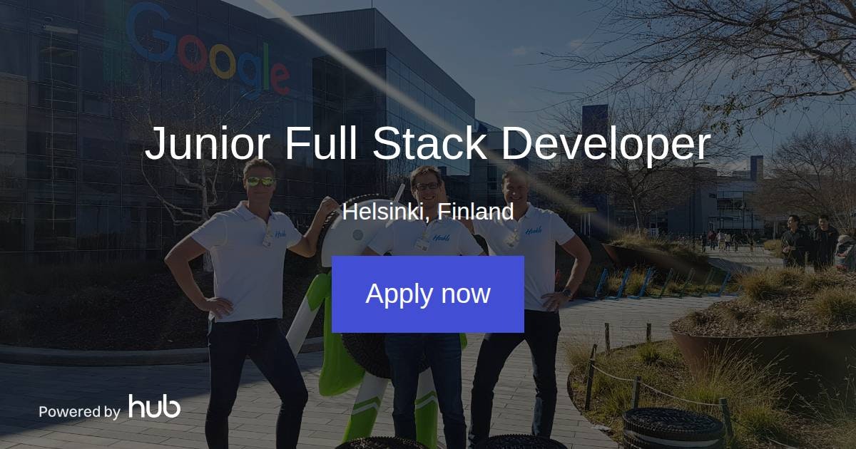 The Hub | Junior Full Stack Developer | Hookle