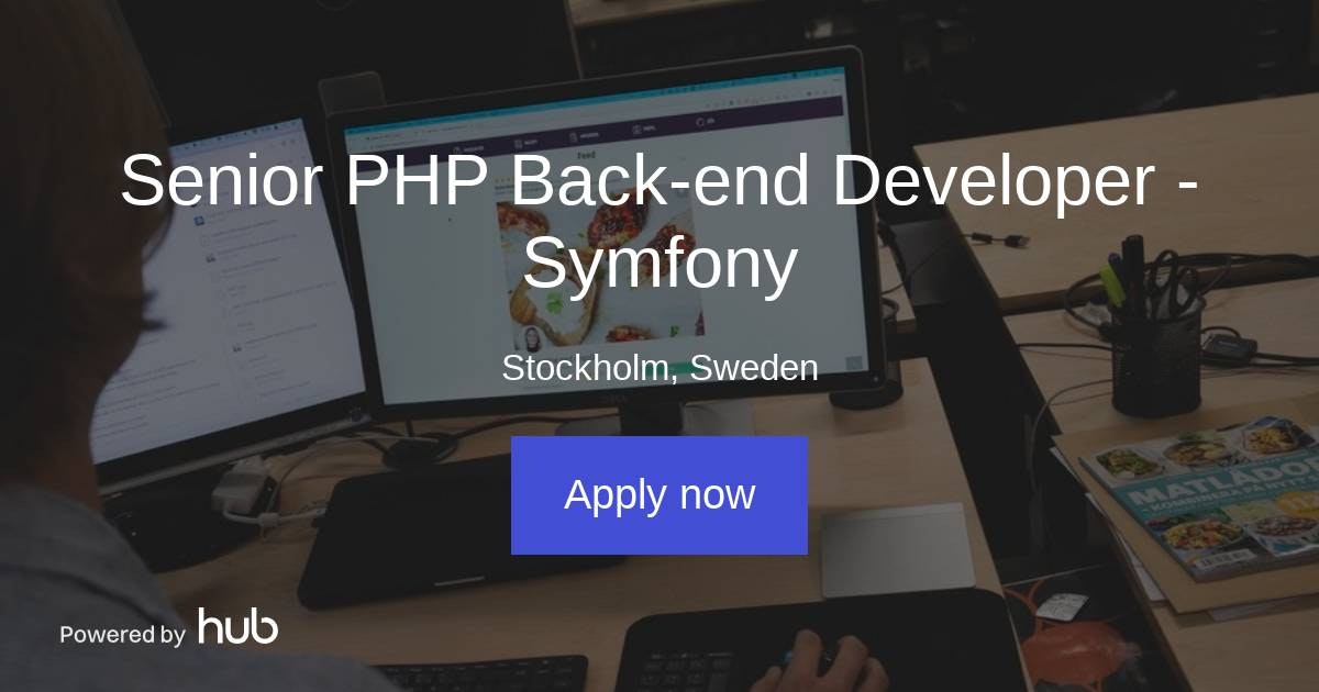 The Hub | Senior PHP Back-end Developer - Symfony | Northfork