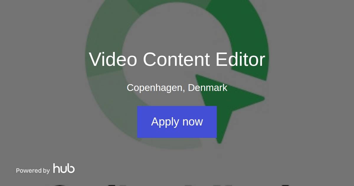 The Hub | Video Content Editor | Online Minds | Building the Future of ...