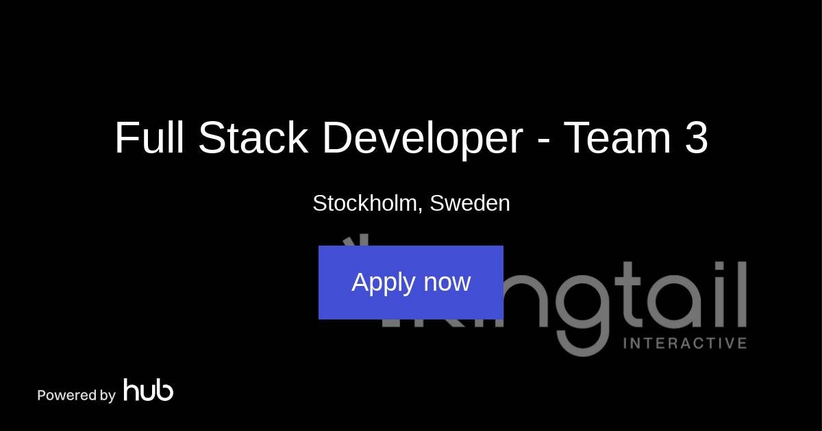 The Hub | Full Stack Developer - Team 3 | Ringtail Interactive