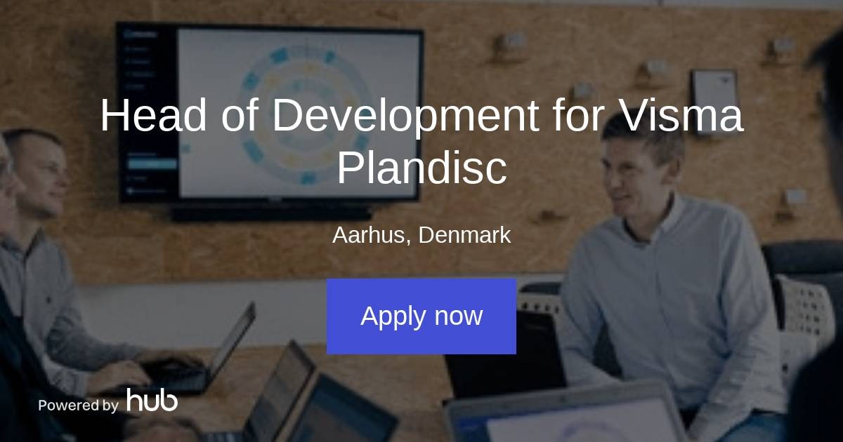 The Hub | Head of Development for Visma Plandisc | Plandisc A/S