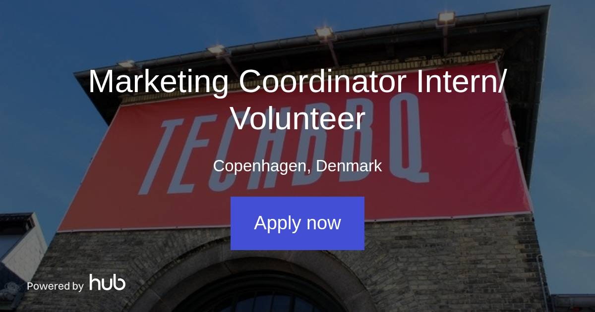 The Hub | Marketing Coordinator Intern/ Volunteer | TechBBQ