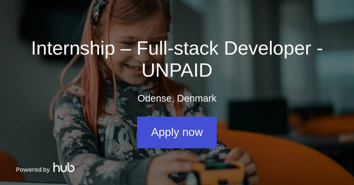 The Hub | Internship – Full-stack Developer - UNPAID | Rotoy ApS