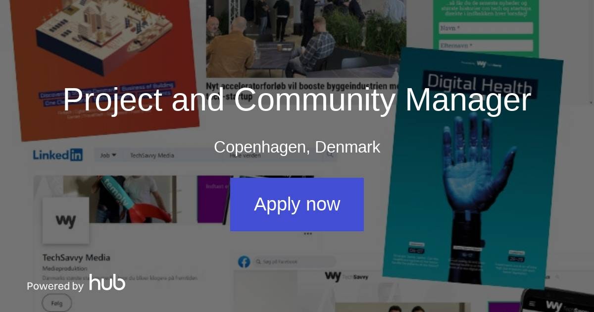 The Hub | Project and Community Manager | TechSavvy Media