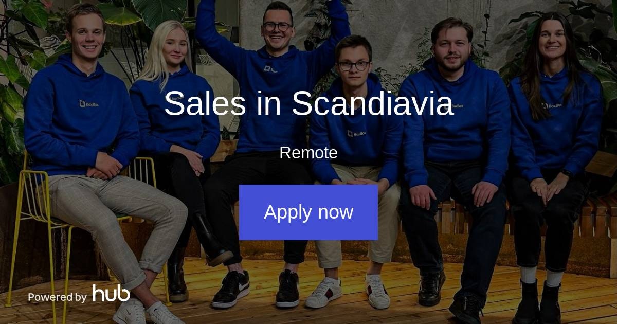 The Hub | Sales in Scandiavia | BoxBox
